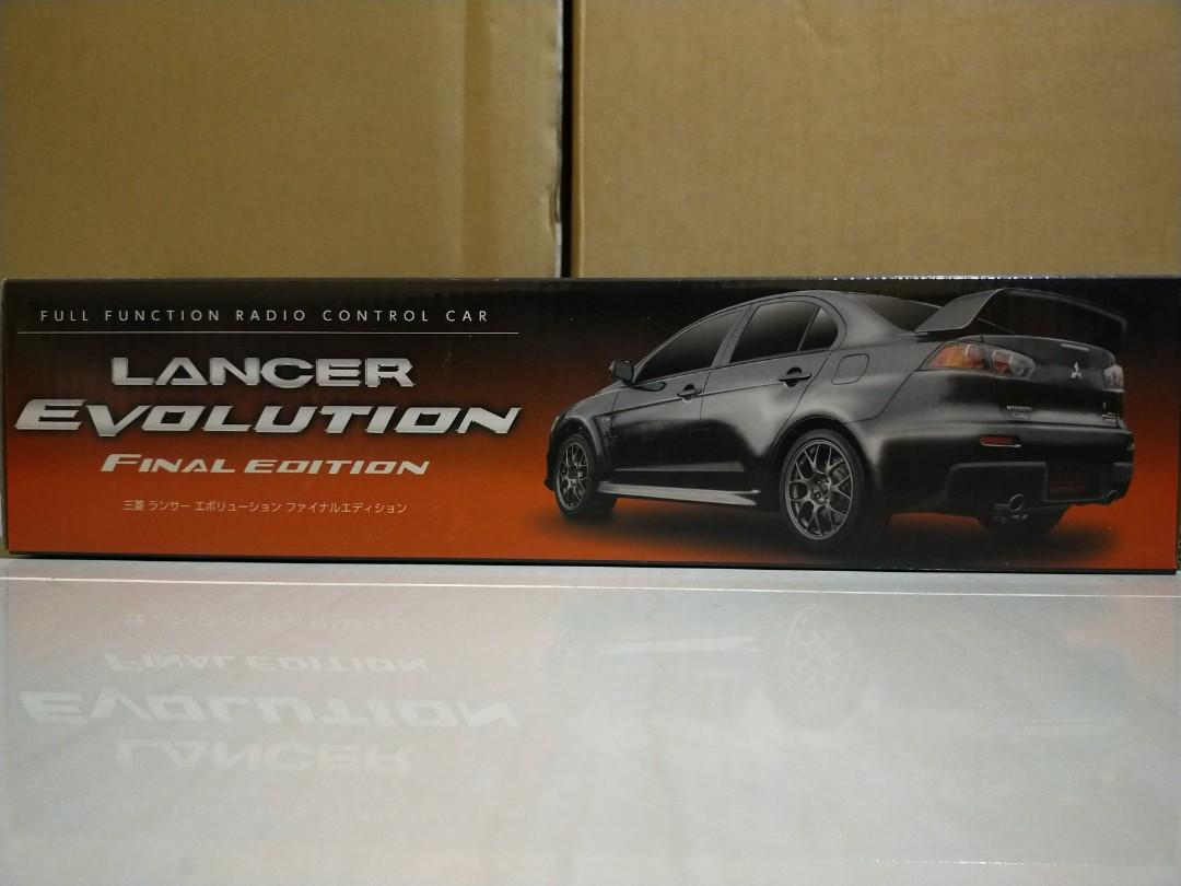 RC Mitsubishi Lancer Evolution X Final Edition (White), Hobbies & Toys ...