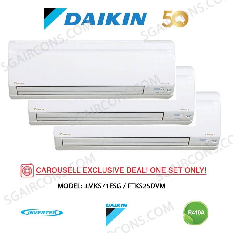 Refurbished Daikin System-3 (Inverter!) Only one set available ! Used ...