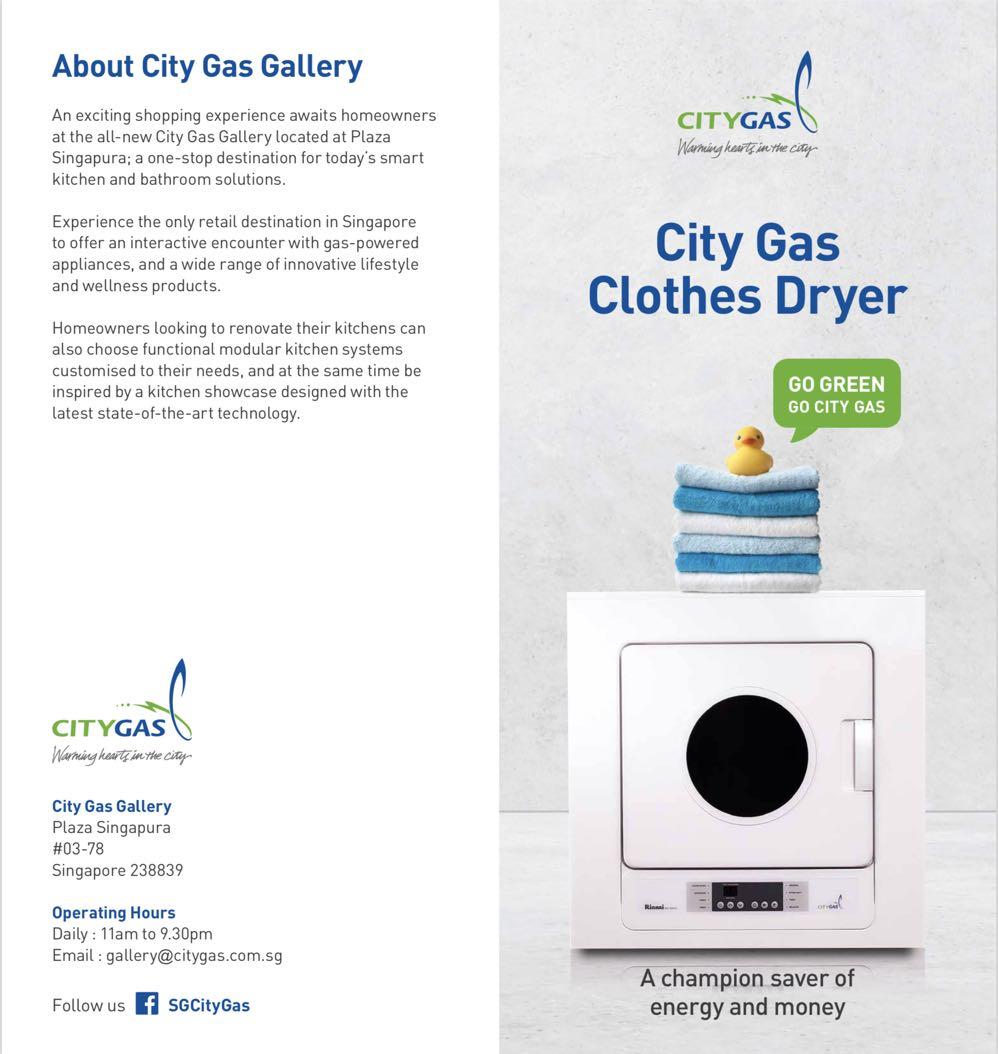 Rinnai RD-600CG Gas Dryer + Stand, TV & Home Appliances, Washing ...