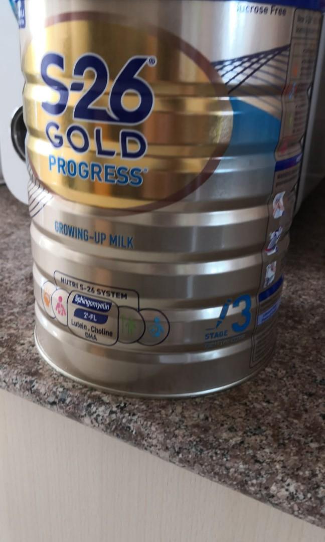 S26 Gold Progress Stage 3 Formula (1.6kg tin), Babies & Kids, Nursing ...