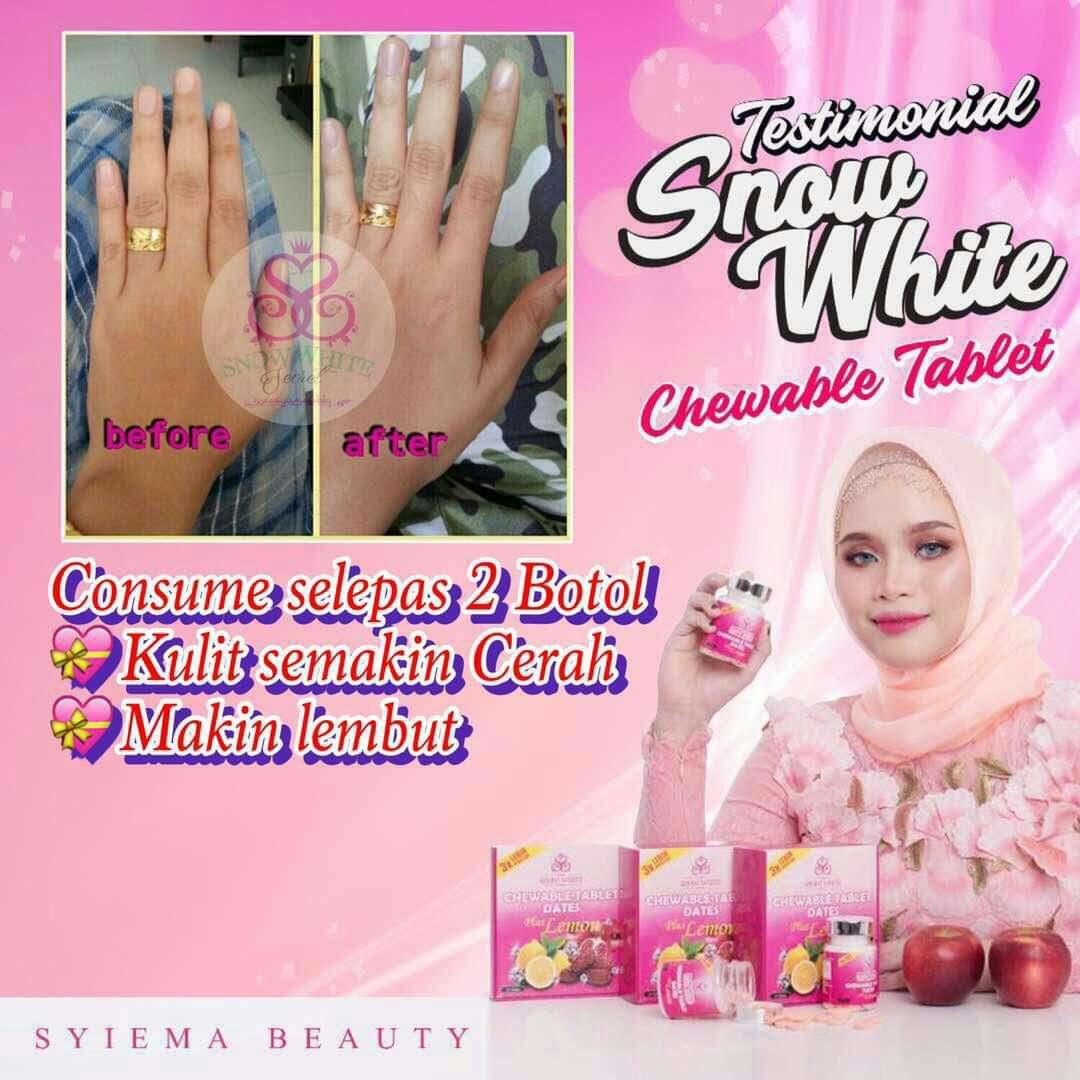 SNOW WHITE CHEWABLE TABLETS / JAMU SNOW WHITE, Health & Nutrition ...