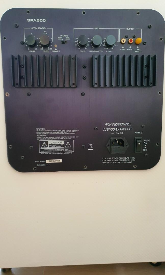 subwoofer Amp and woofer, Audio, Soundbars, Speakers & Amplifiers on ...