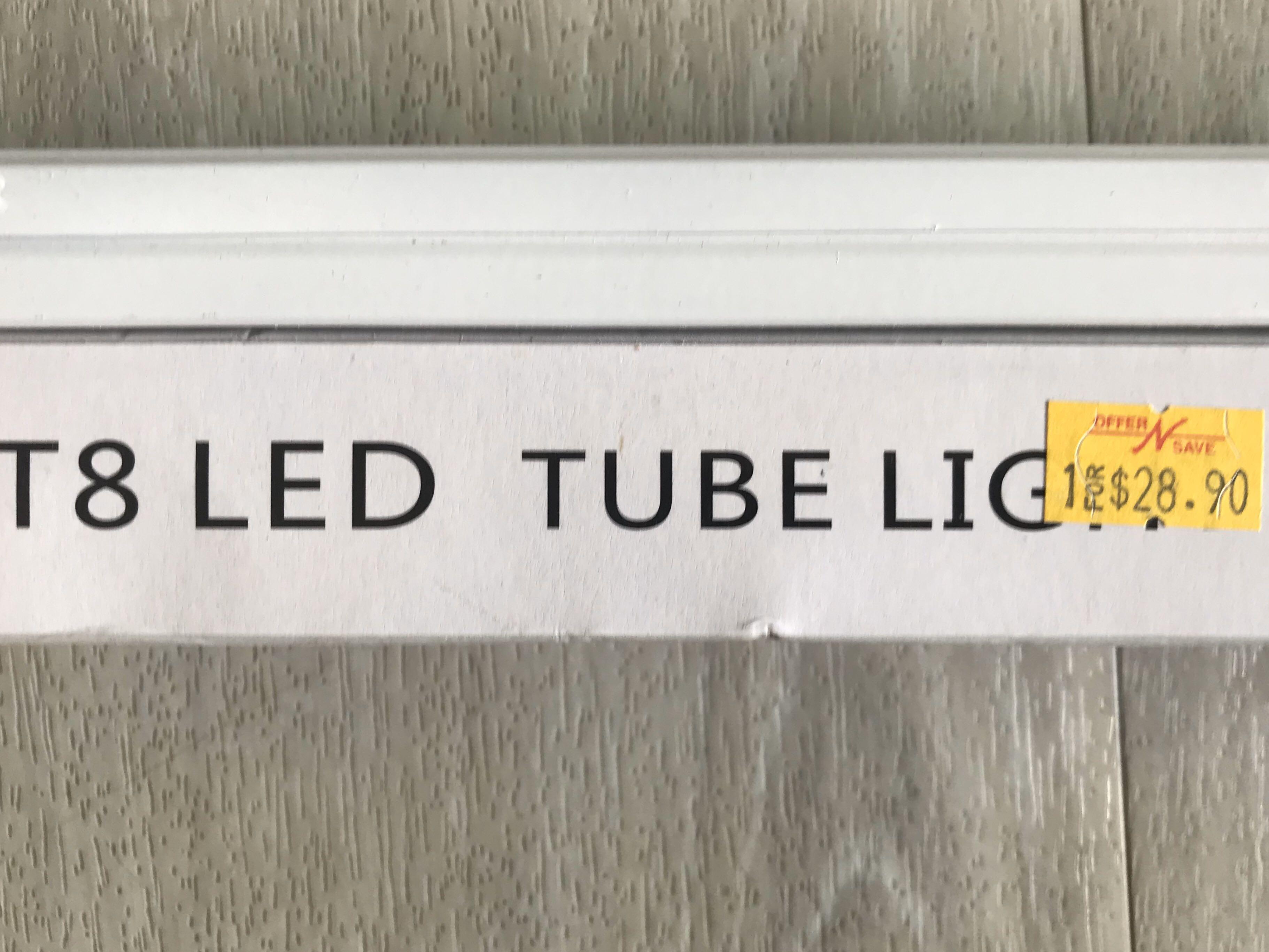 T8 120cm LED Tube Light 20W 6500K Warm With Casing Cove, Furniture ...