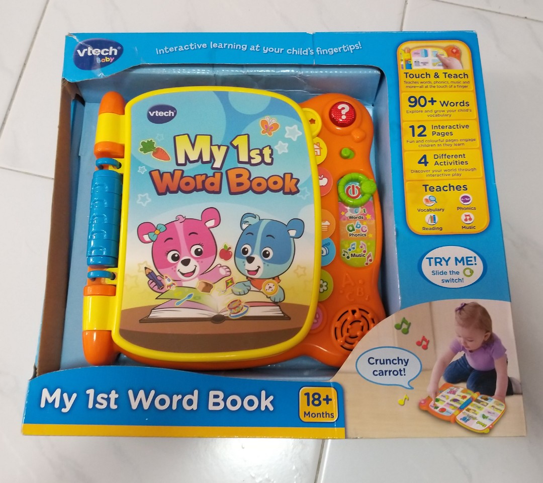 VTech My 1st Word Book, Hobbies & Toys, Books & Magazines, Children's ...
