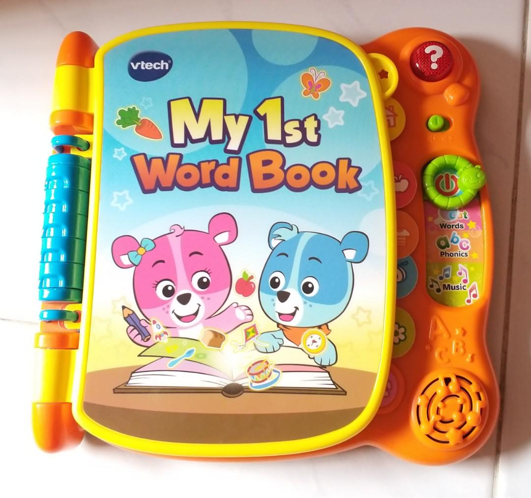 VTech My 1st Word Book, Hobbies & Toys, Books & Magazines, Children's ...