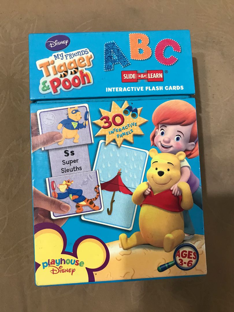 Winnie The Pooh Slide and Learn Flash Carr!, Hobbies & Toys, Books ...