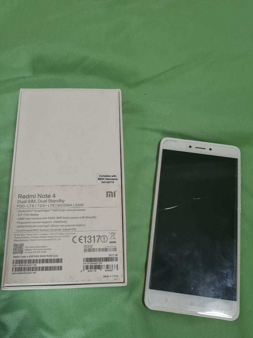 Xiaomi Redmi Note 4 (Highest Specs), Mobile Phones & Tablets, Android ...