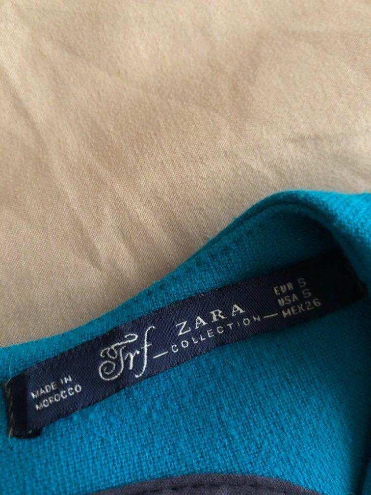 ZARA - Turquoise Dress, Women's Fashion, Dresses & Sets, Dresses on ...