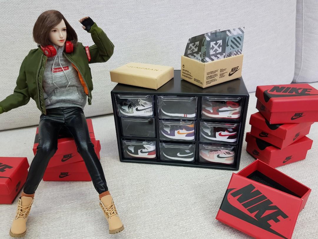 [Stock]1/6 Shoe Box [Rack / Air Jordan / AJ1 / Kitbash / TBLeague Male ...