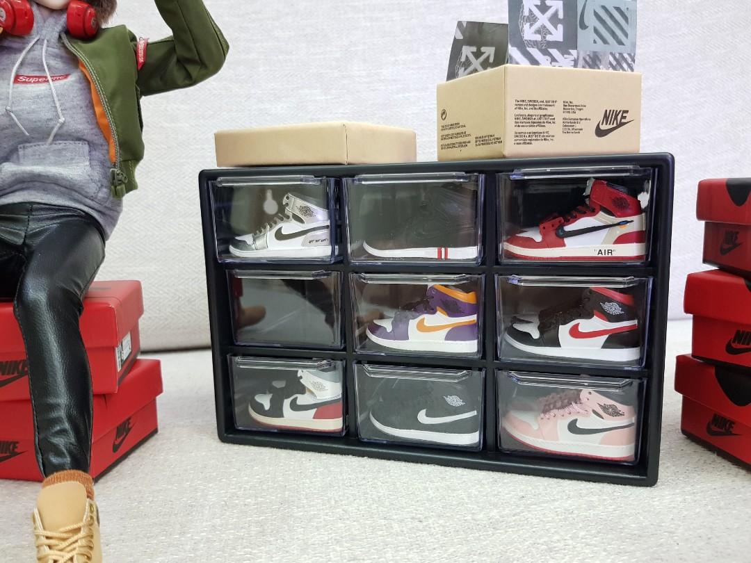 [Stock]1/6 Shoe Box [Rack / Air Jordan / AJ1 / Kitbash / TBLeague Male ...