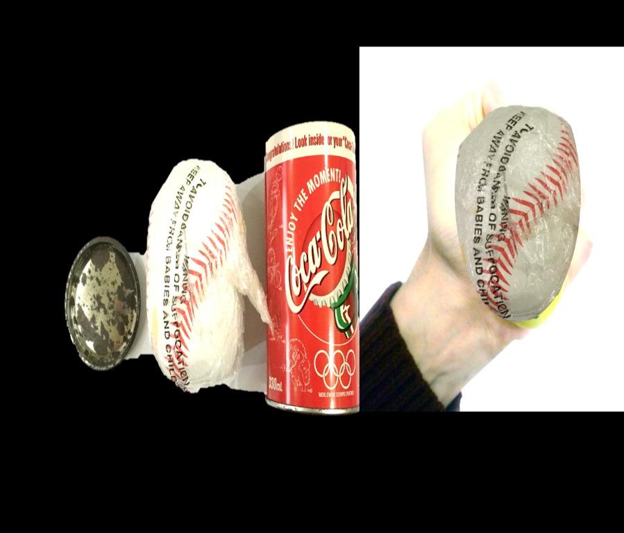 Coca Cola STRESS BALL in Aluminium Can, Hobbies & Toys, Memorabilia ...