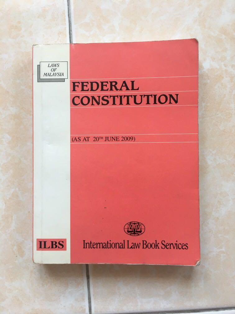 Federal constitution, Hobbies & Toys, Books & Magazines, Textbooks on ...