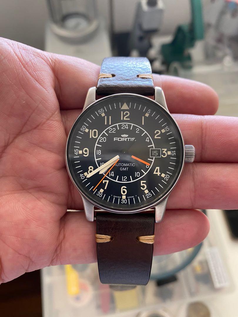 Fortis automatic Gmt, Luxury, Watches on Carousell