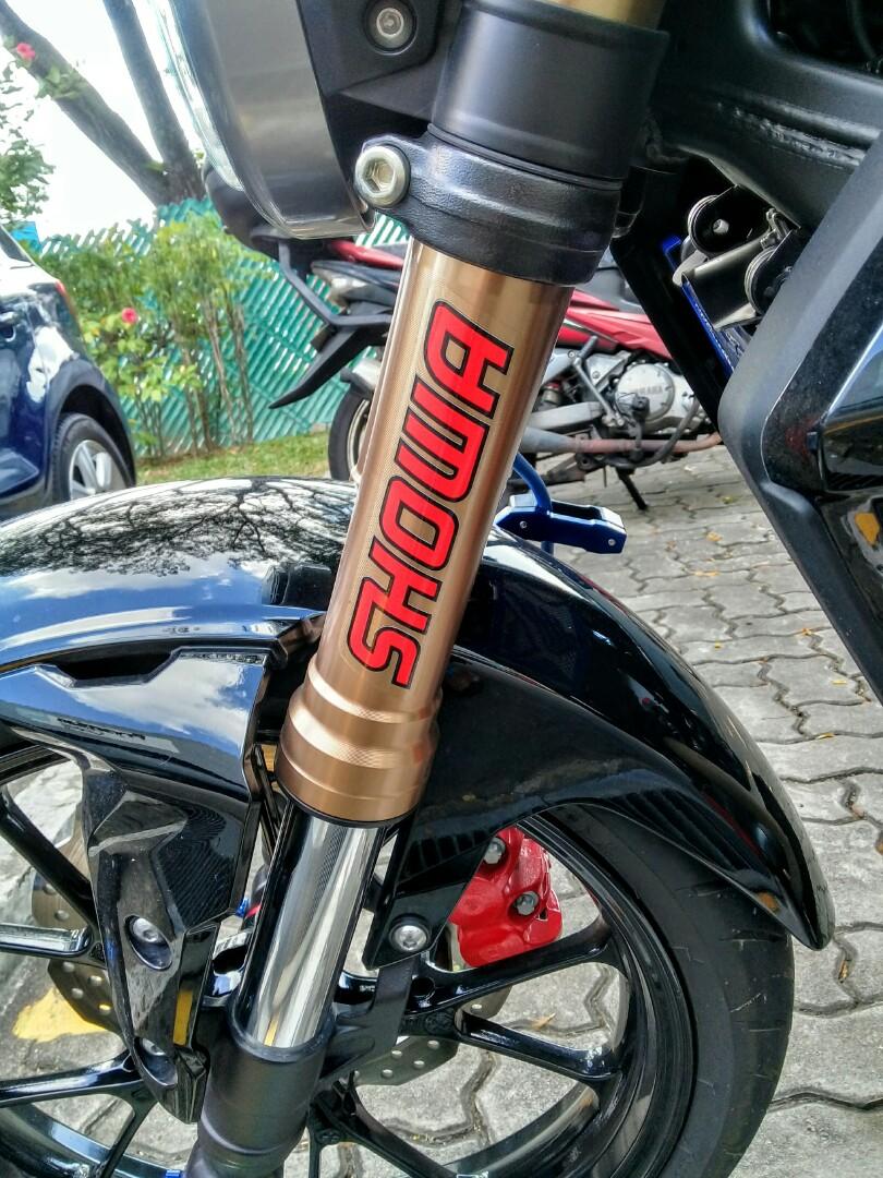 Genuine Factory FX Showa fork decal, Motorcycles, Motorcycle ...
