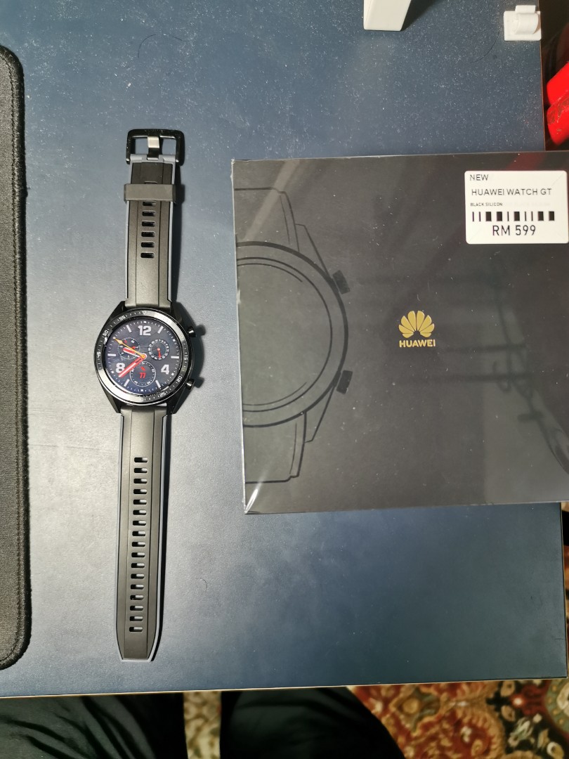 Huawei GT Smartwatch Black, Men's Fashion, Watches & Accessories ...