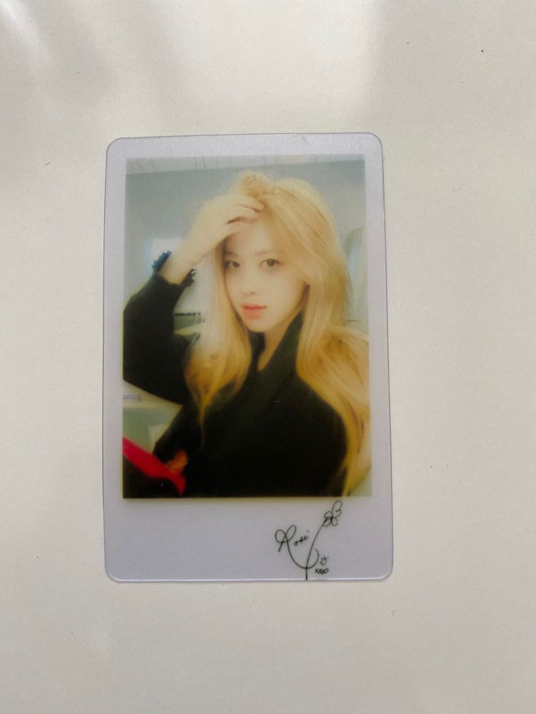 Limited Edition Blackpink Rosè Card, Hobbies & Toys, Memorabilia & Collectibles, K-Wave on Carousell