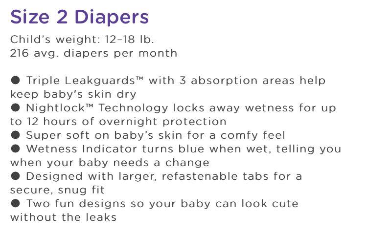LUVS DIAPER (Size 2) - 64pcs/pack, Babies & Kids, Bathing & Changing ...