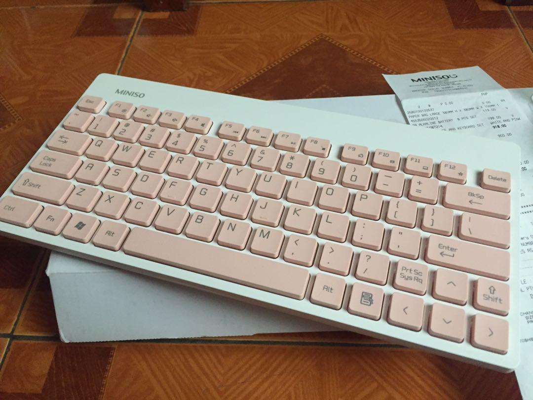Miniso Wireless Mouse and Keyboard Set + Batteries, Computers & Tech ...