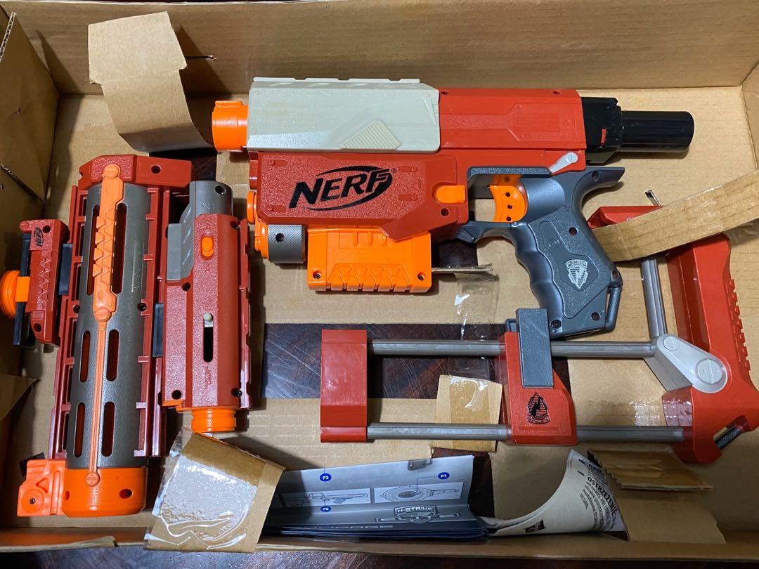 Nerf Crimson red Recon, Hobbies & Toys, Toys & Games on Carousell