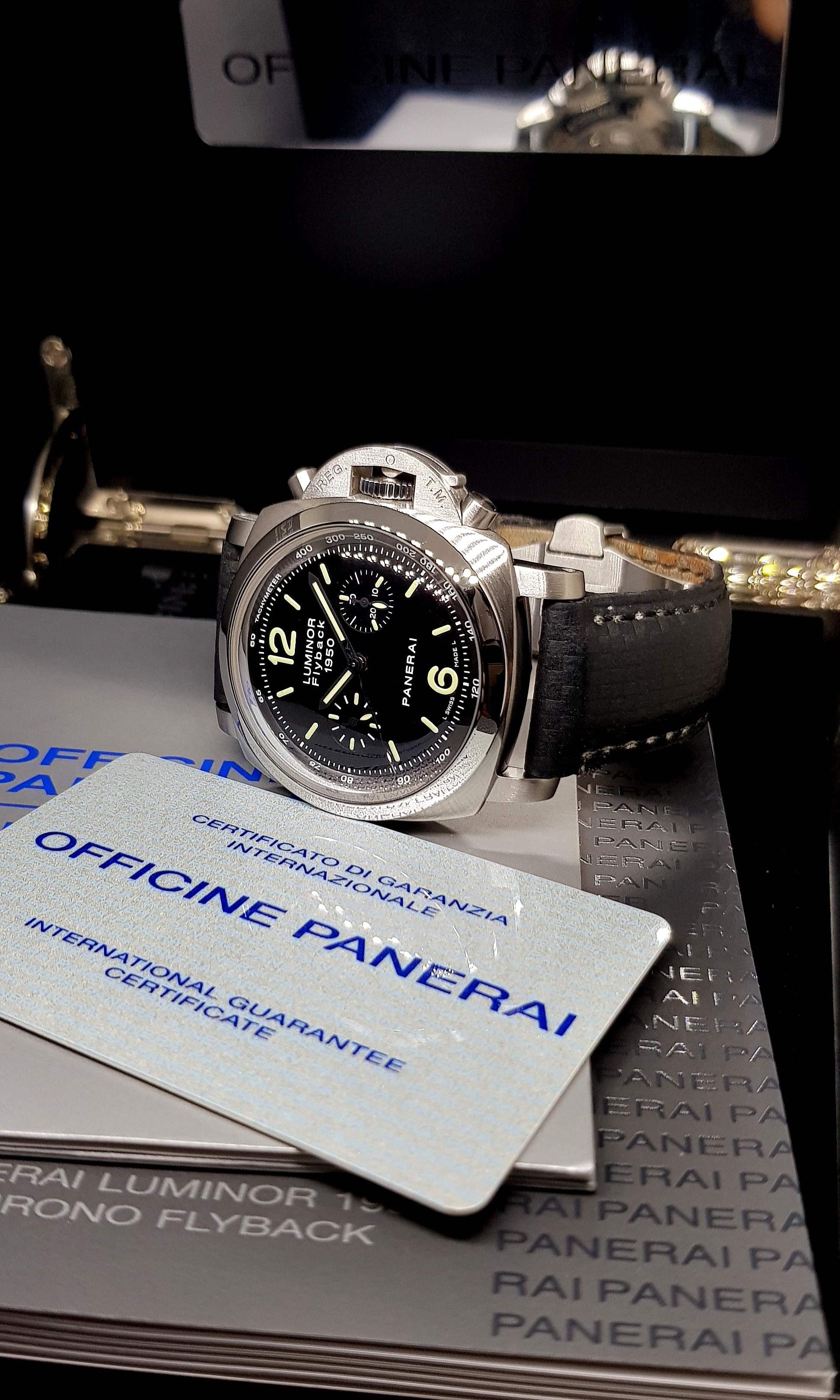 (NOT AVAILABLE) Panerai 1950 Luminor Flyback Chronograph PAM 212 ...