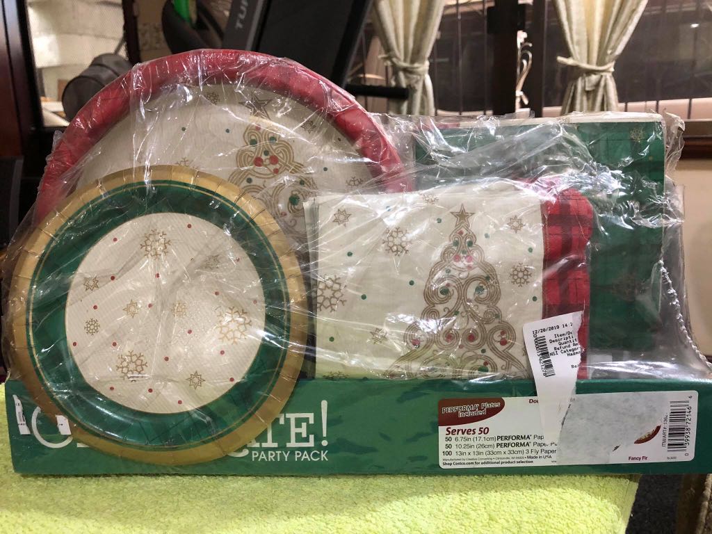 Paper Plate Set 200pcs, Furniture & Home Living, Home Improvement ...