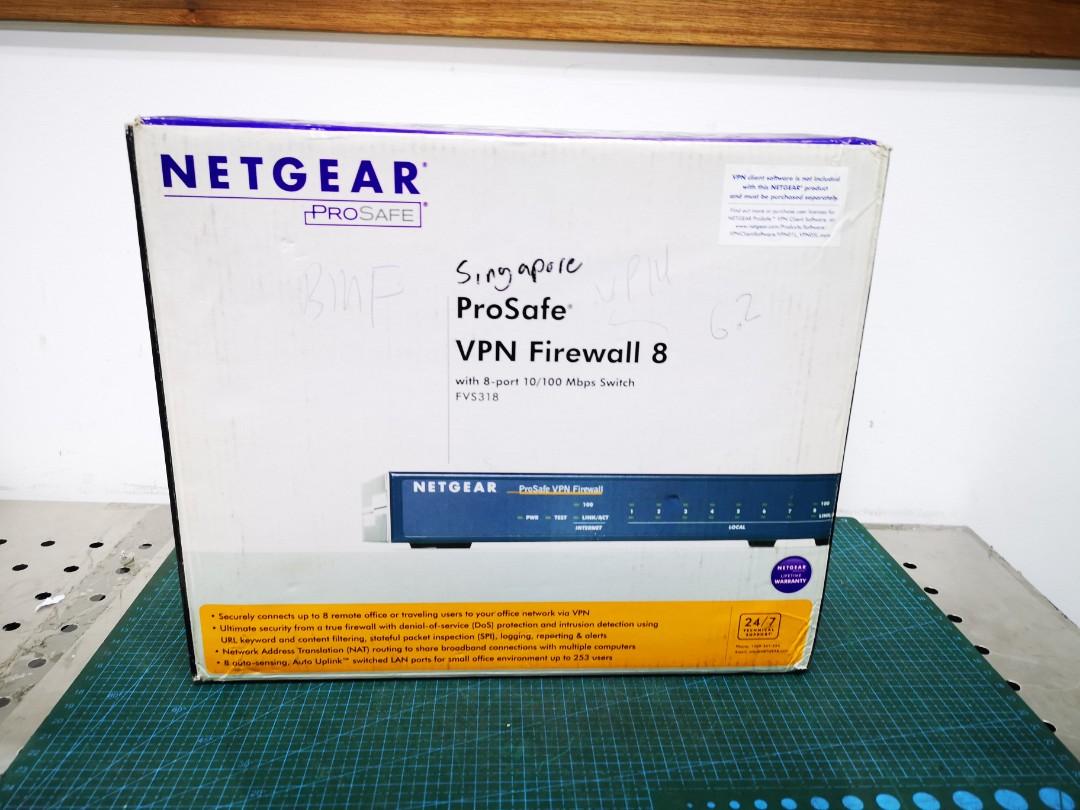 Prosafe FVS318 VPN Firewall 8, Computers & Tech, Parts & Accessories ...