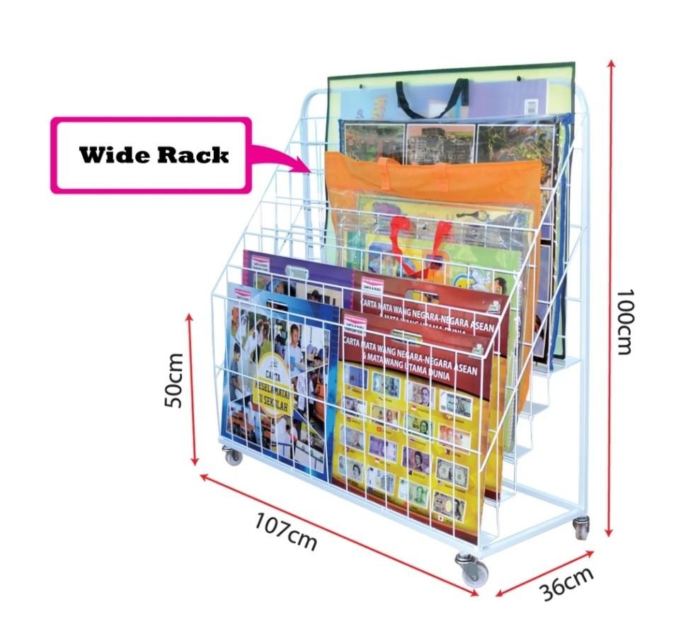 PS- Chart Rack 6 Level Deluxe, Hobbies & Toys, Stationery & Craft ...
