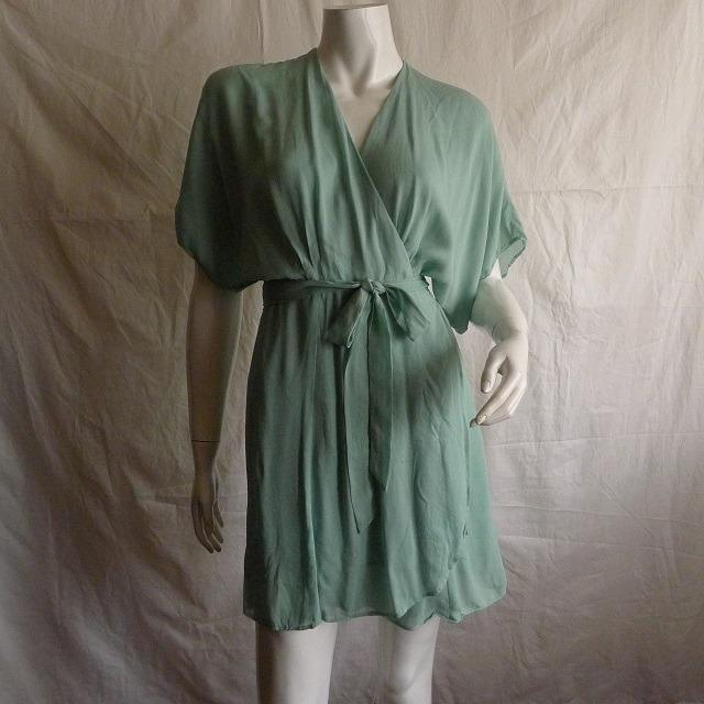 REFORMATION "Wanda" Wrap Dress in Macaron, Women's Fashion, Dresses ...