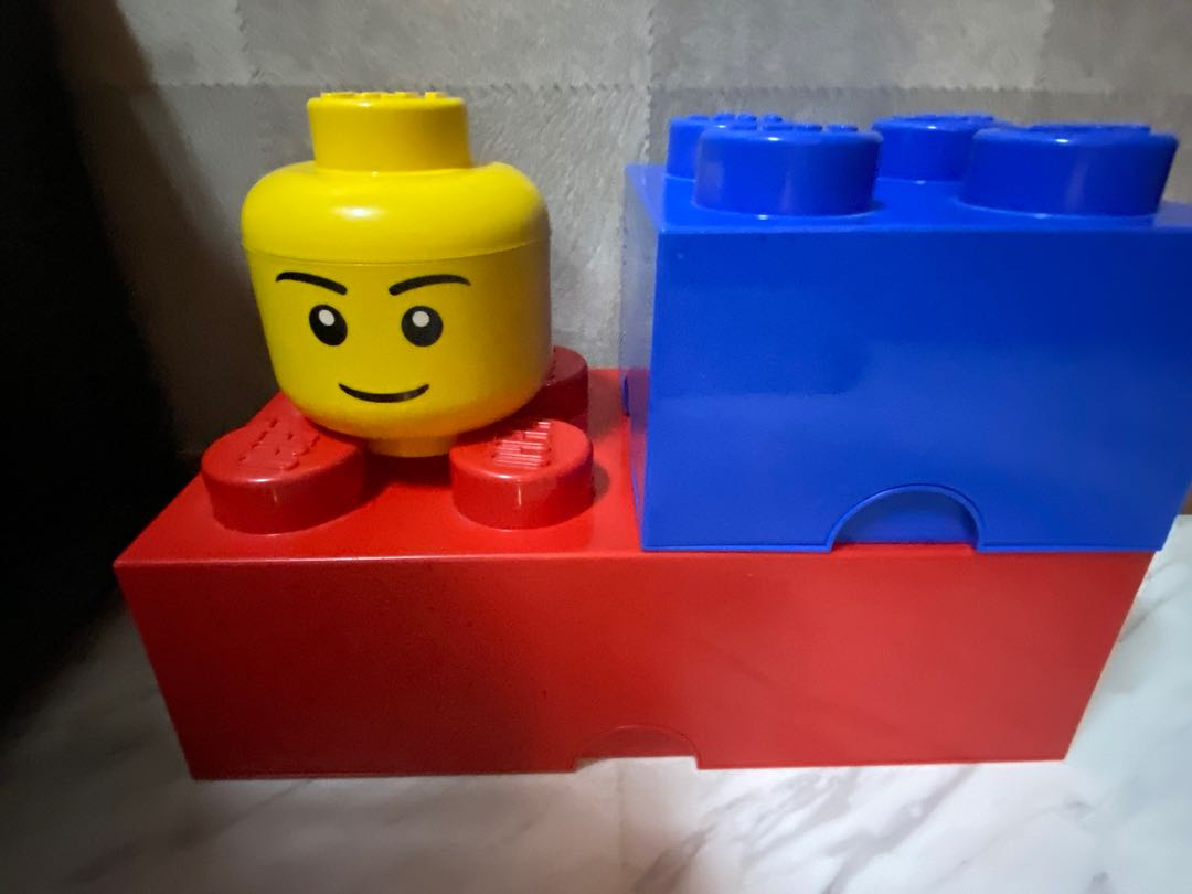 Set of 3 LEGO Brick Boxes, Hobbies & Toys, Toys & Games on Carousell