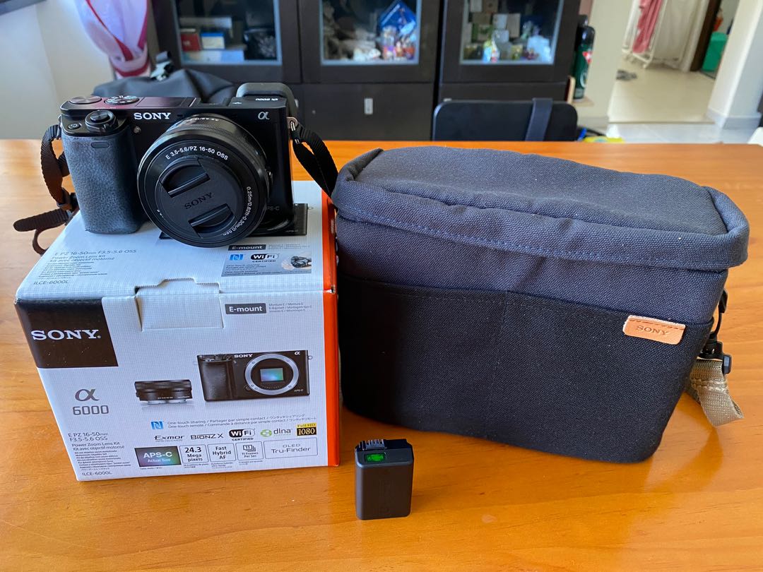 Sony Alpha 6000 Camera Kit, Photography, Cameras on Carousell