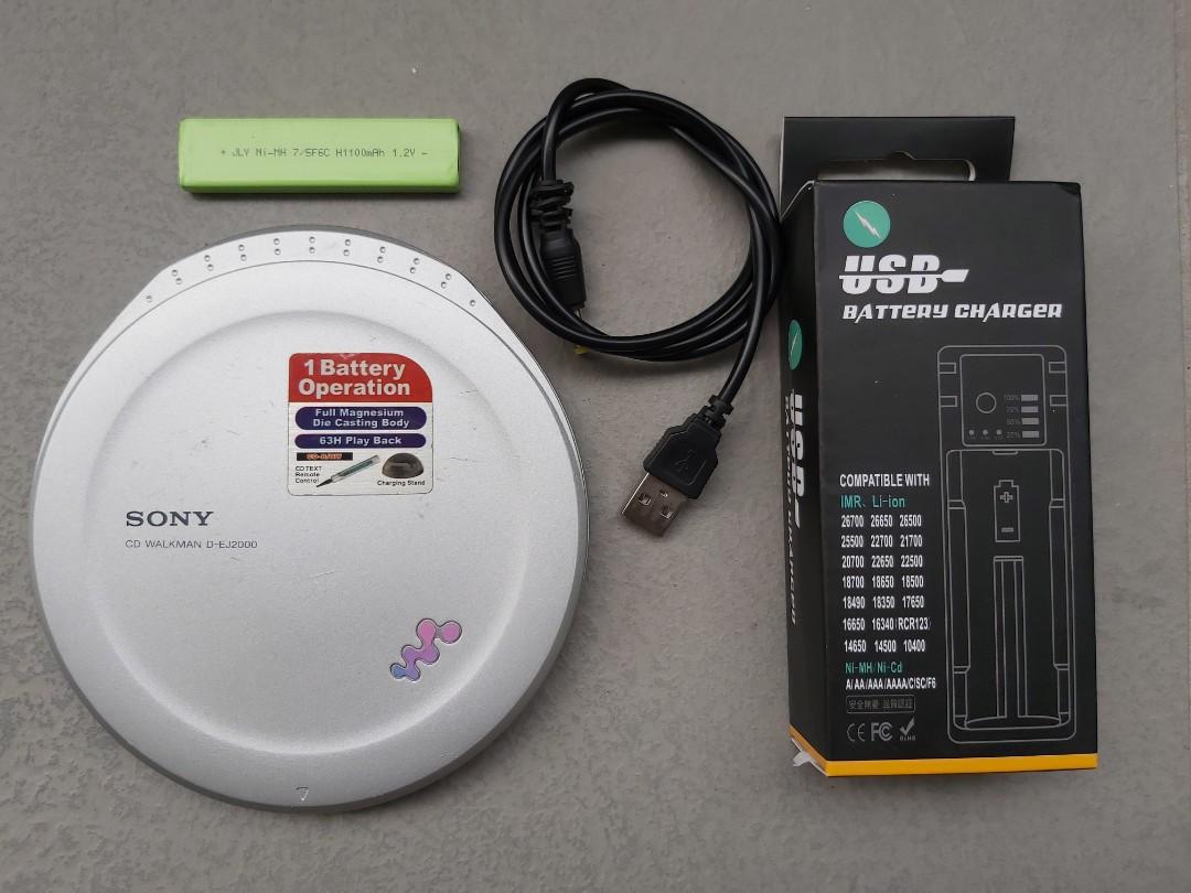 Sony d-ej2000 Walkman discman cd player cd機 懷舊, 電子產品, 錄音器材 - Carousell