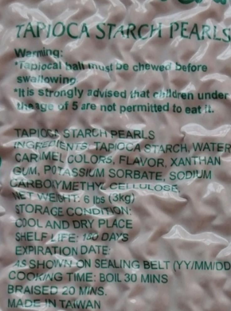 [Ready Stock] Tapioca pearls 3kg pack bubble tea Pearls, Food & Drinks ...