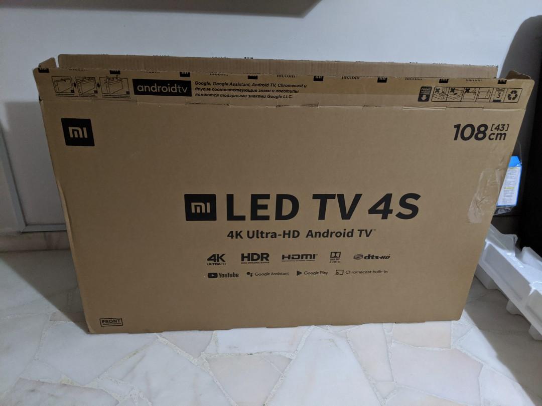 Xiaomi LED TV 4S (43 inch) 4K Ultra HD Android Smart TV WiFi , DVB -T2 ...