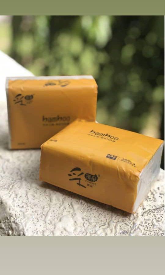 Bamboo brand soft facial tissue paper, Furniture & Home Living ...