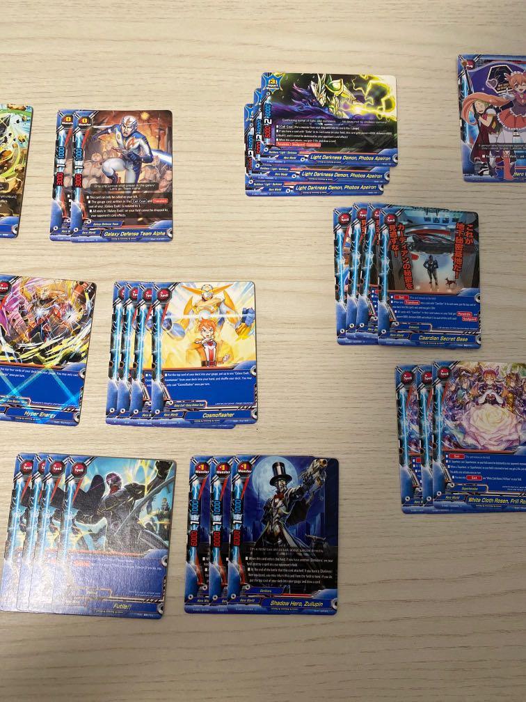buddyfight hero world cards, Hobbies & Toys, Toys & Games on Carousell