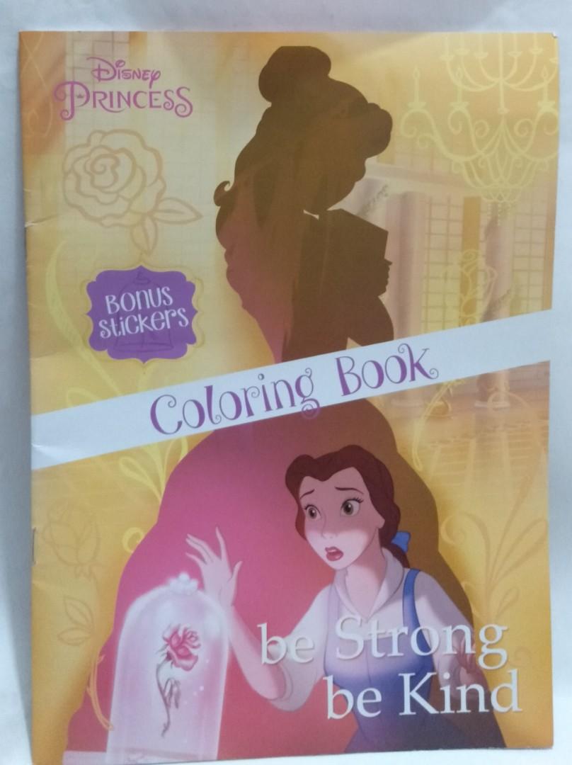 Buku Mewarnai Disney Princess + 16 Princess, Buku & Alat Tulis, Buku ...