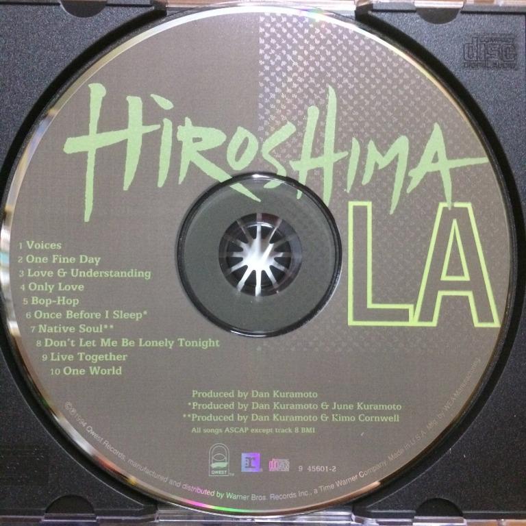 CD Hiroshima L.A. (US), 興趣及遊戲, 音樂、樂器 & 配件, 音樂與媒體 - CD 及 DVD - Carousell