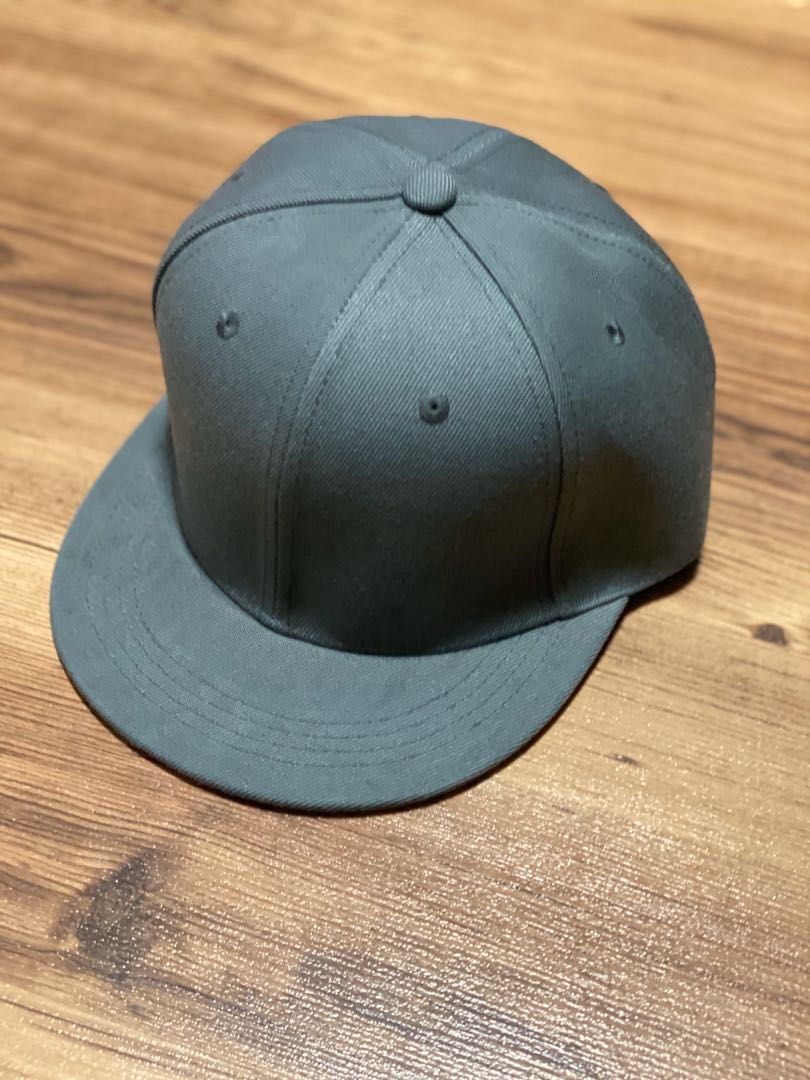 Custom made Flat Short Brim cap, Men's Fashion, Watches & Accessories ...