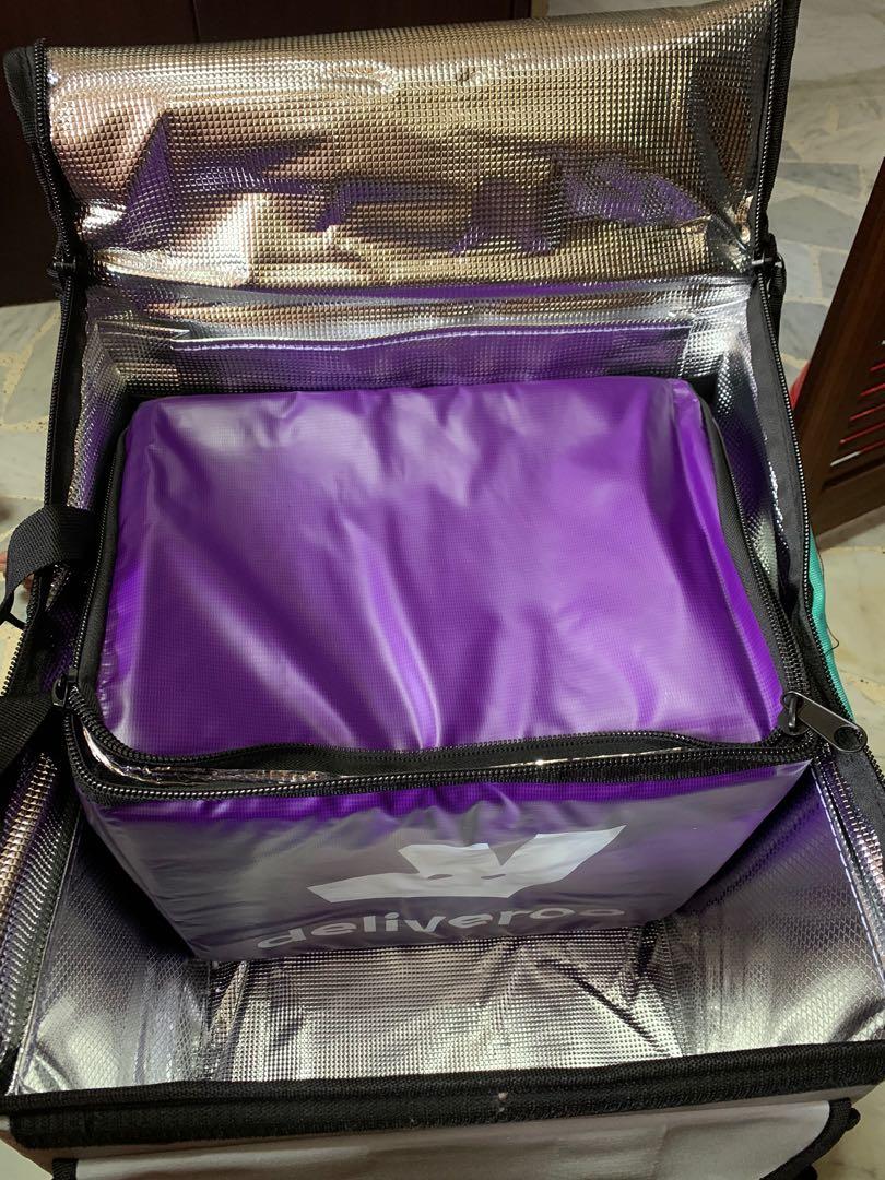 Deliveroo backpack, Sports Equipment, PMDs, E-Scooters & E-Bikes, E ...