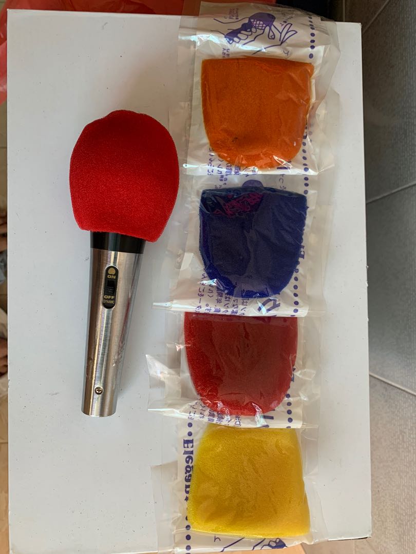 Disposable Microphone Sponge Muffler, Electronics, Audio on Carousell