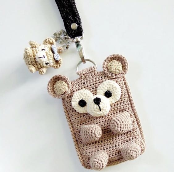 Duffy Handmade Crochet ID Card holder Lanyard, Hobbies & Toys ...