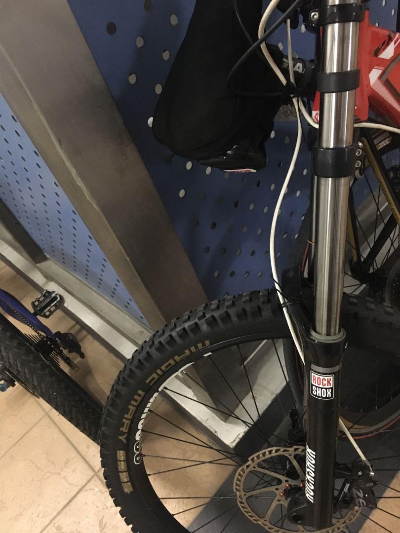 Fork Rock Shox Dual Crown Domain, Sports Equipment, Bicycles & Parts ...