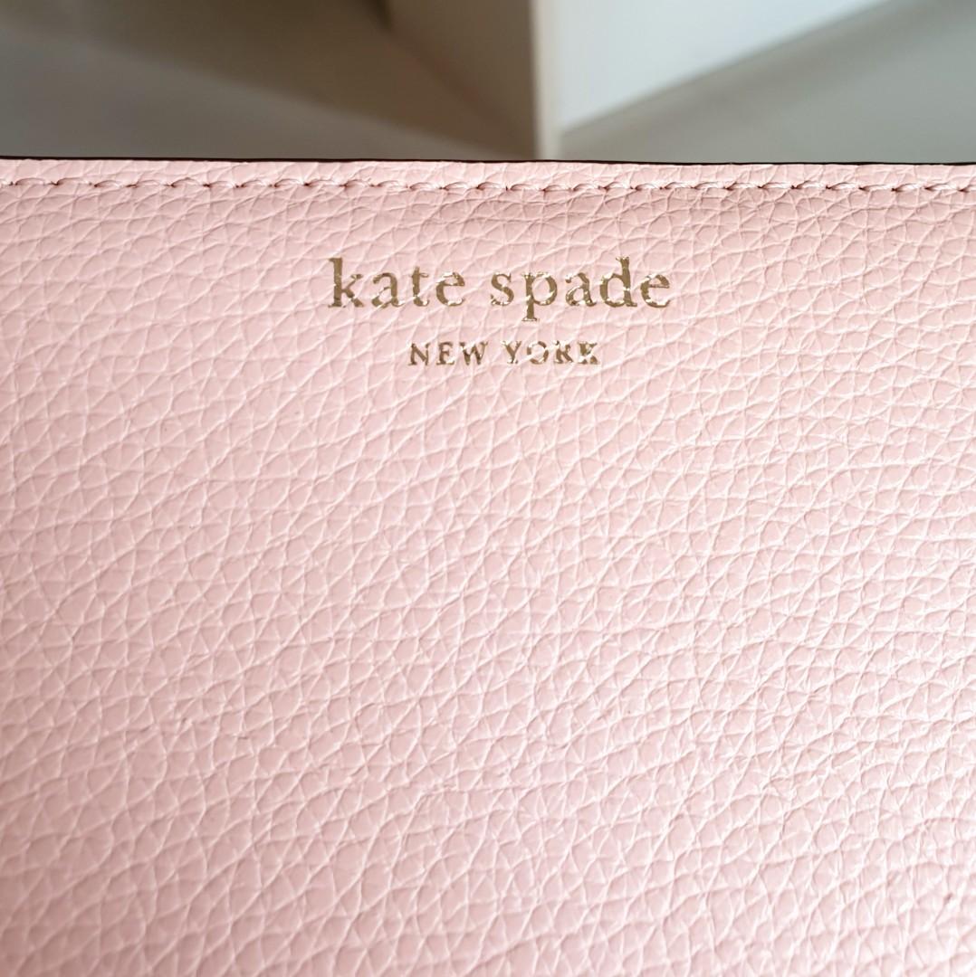Kate Spade Eva Large Slim Bifold Wallet Pink and Mahogany, Women's ...