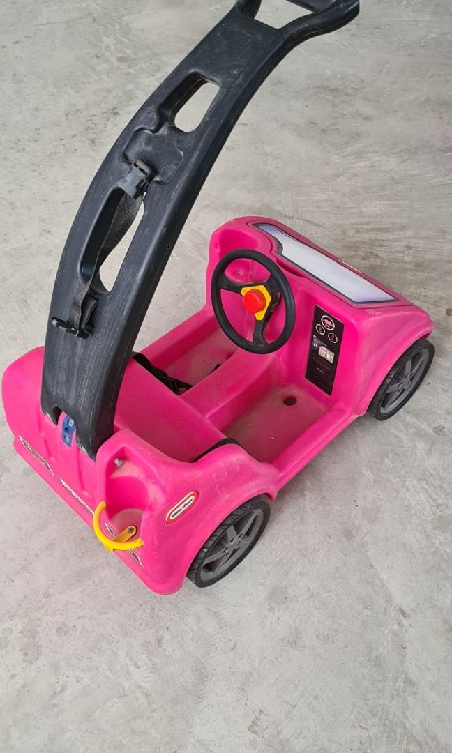 Little Tikes Pink push car, Babies & Kids, Infant Playtime on Carousell