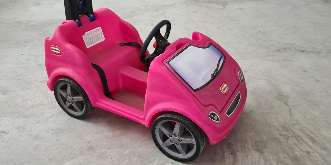 Little Tikes Pink push car, Babies & Kids, Infant Playtime on Carousell