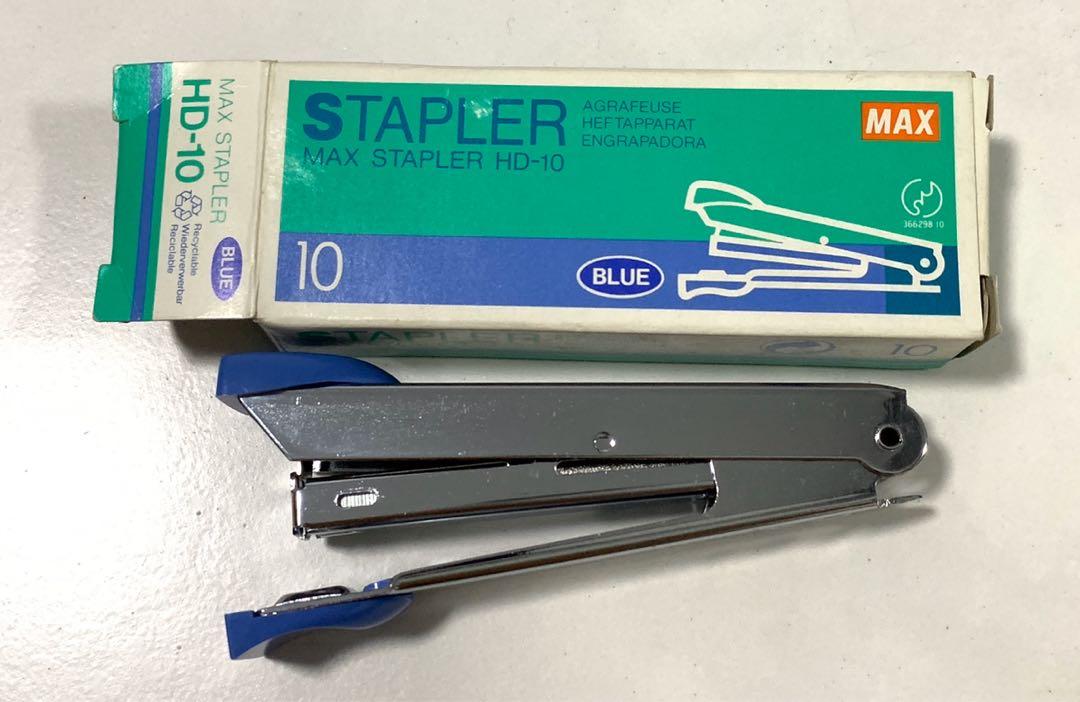 Max Stapler HD-10 (Blue), Hobbies & Toys, Stationery & Craft, Craft ...