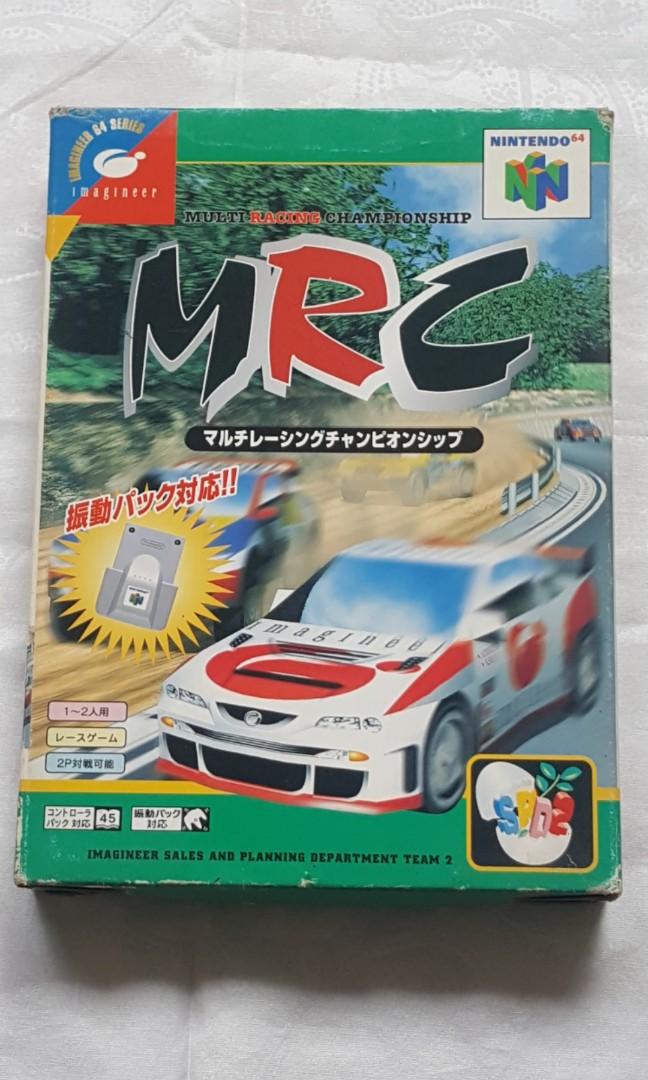 Nintendo 64 N64 MRC Multi Racing Championship, Video Gaming, Video Games, Nintendo on Carousell