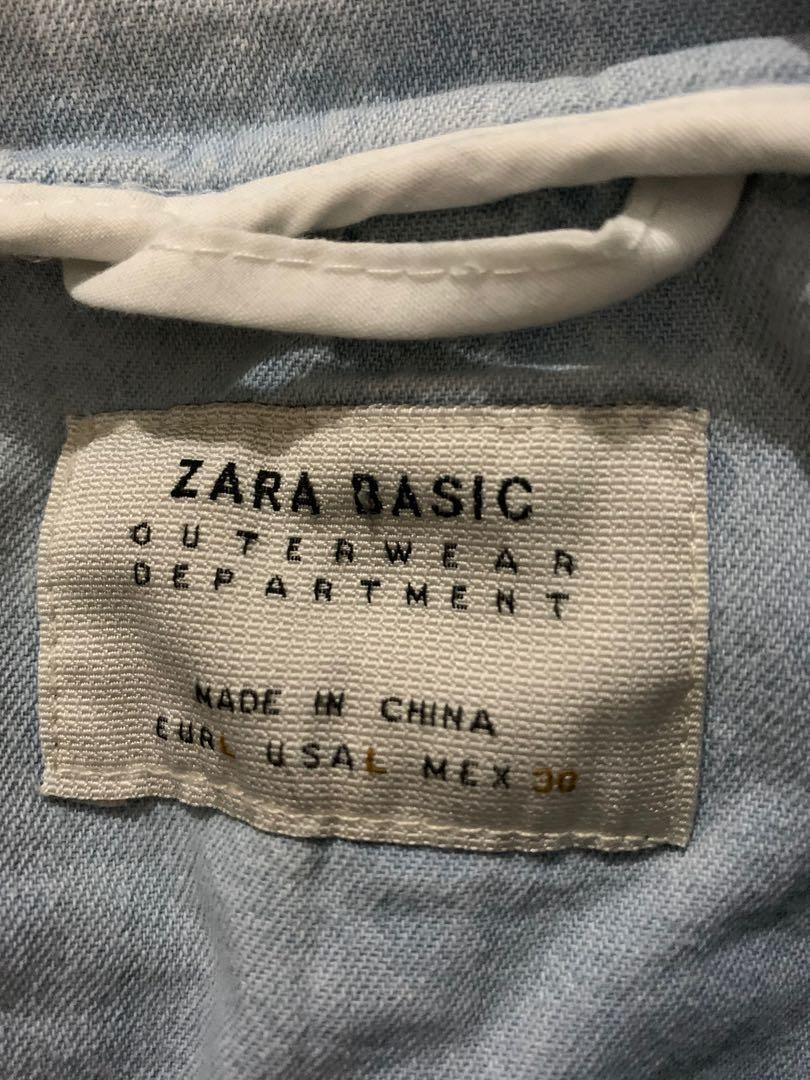 Original ZARA Basic Jacket, Women's Fashion, Tops, Blouses on Carousell