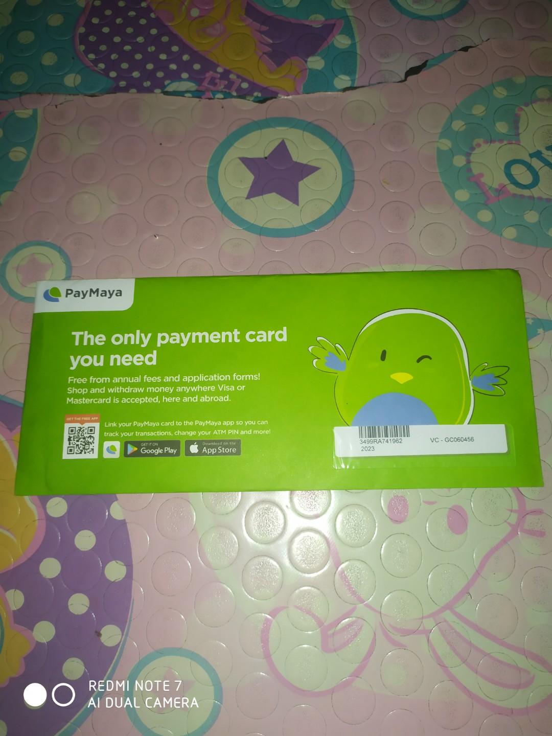 paymaya card, Tickets & Vouchers, Store Credits on Carousell