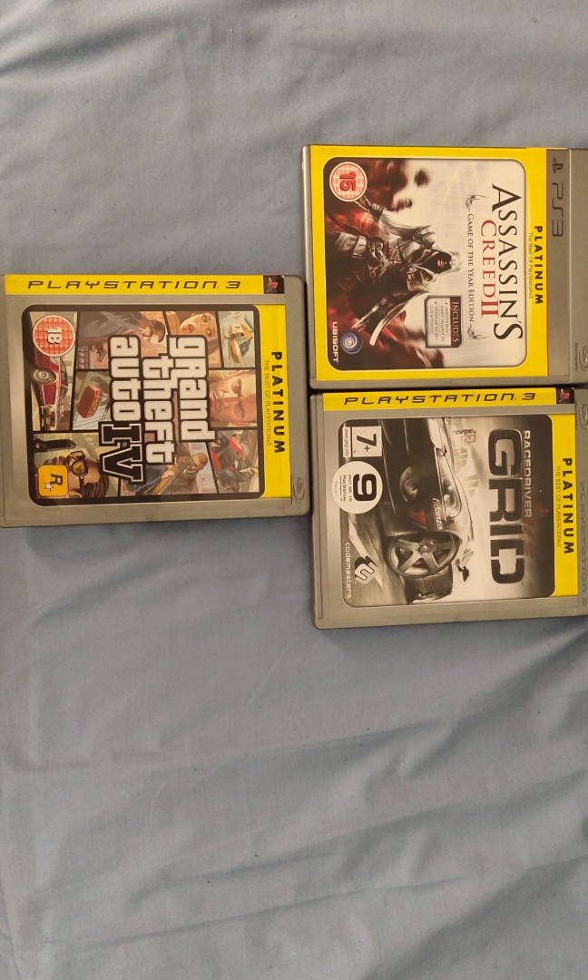 PS3 Games (Platinum Edition Disc Collectibles), Video Gaming, Video ...